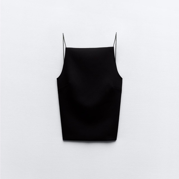Zara | Tops | Zara Limited Edition Strappy Jewel Top | Poshmark